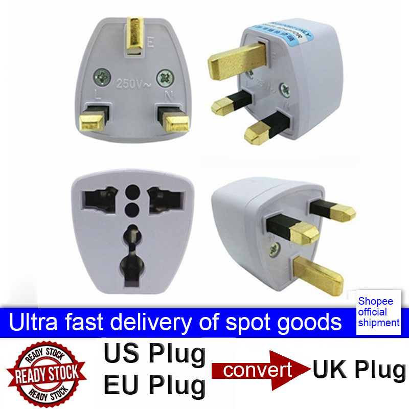 Universal 3 Pin Plug Adaptor 2 Pin Multi Pin Malaysia UK Adapter 国际插头 ...