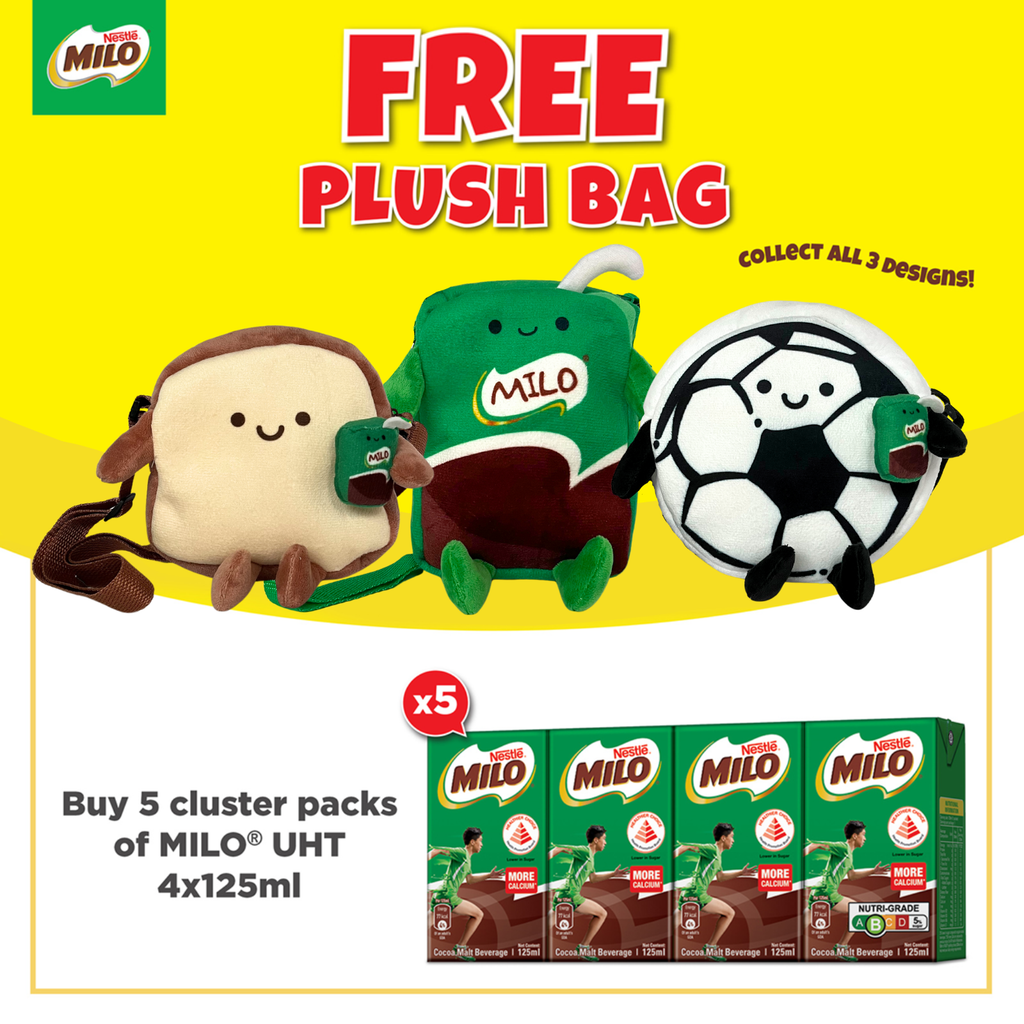 "[VALUE PACK] MILO UHT Chocolate Malt Milk Packet Drink 20 x 125ml ...