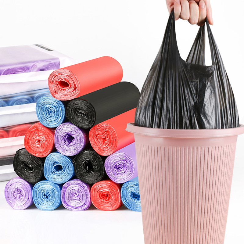 Vest garbage bag, household thickened plastic bag, kitchen office ...
