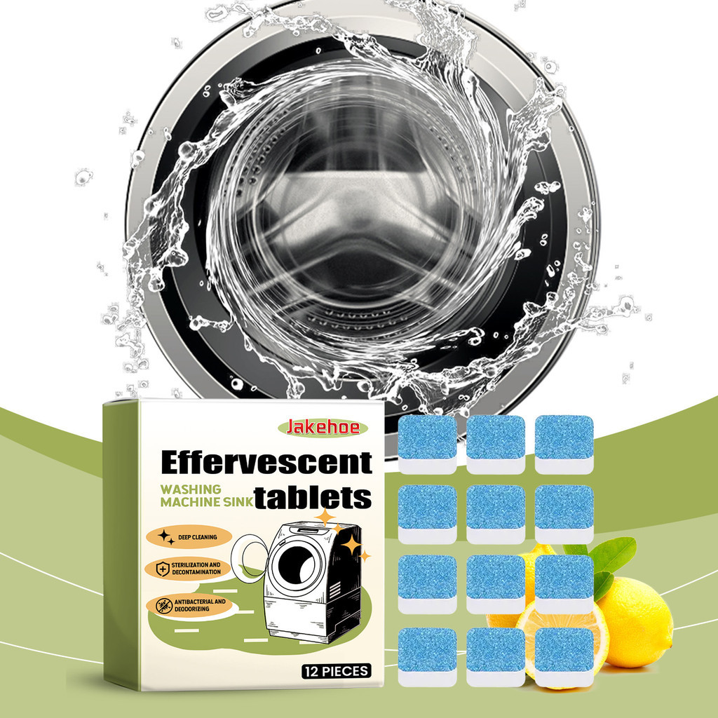 Jakehoe Washing Machine Sink Effervescent Tablets Easy Cleaning And ...