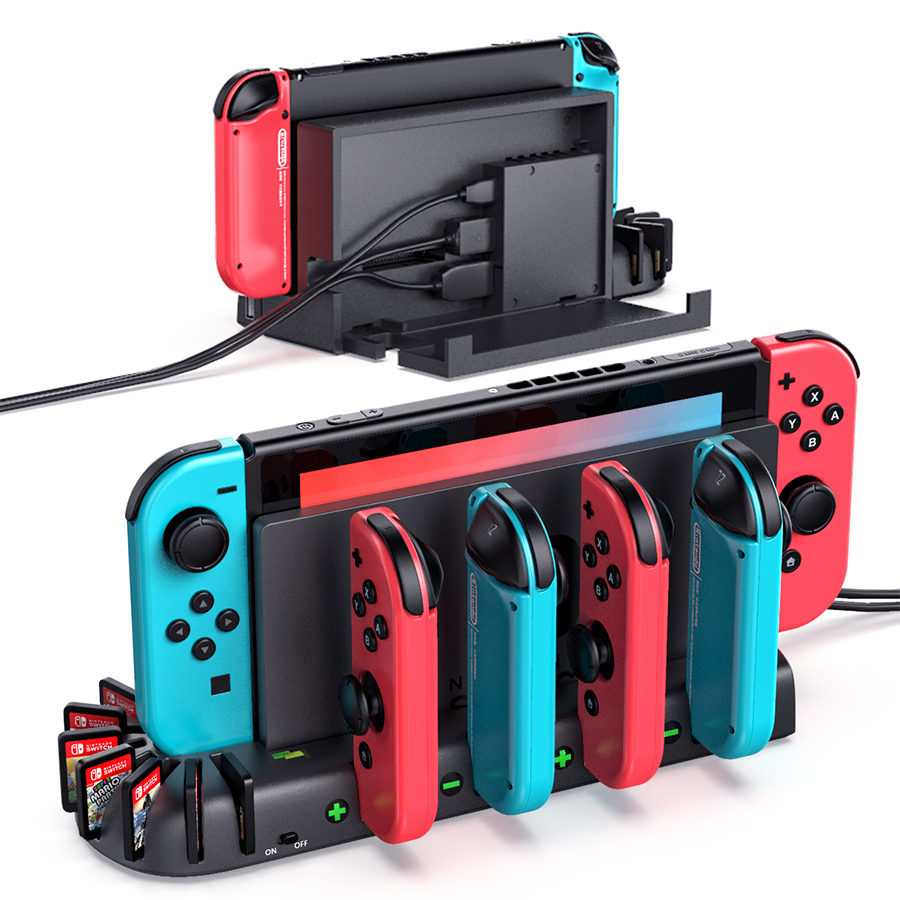Switch Controller Charging Dock Station for Nintendo Switch Accessories ...