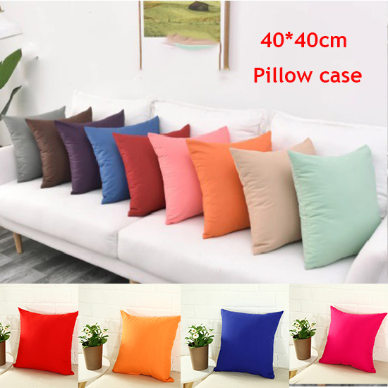 40 X 40cm Square Throw Pillow Cushion Cover Home Sofa Decorative Pillow ...