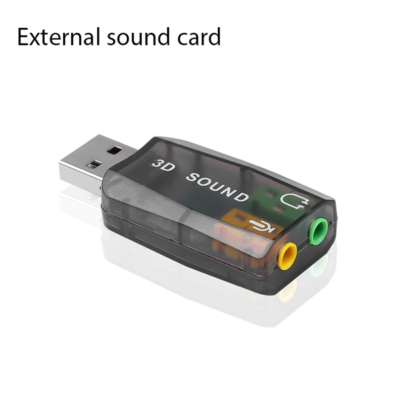 New 5.1 Sound Channel USB Independent Sound Card, External USB Audio ...
