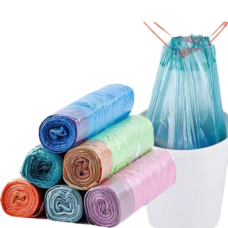 Rope garbage bags, finger garbage bags, thickened household kitchen and ...