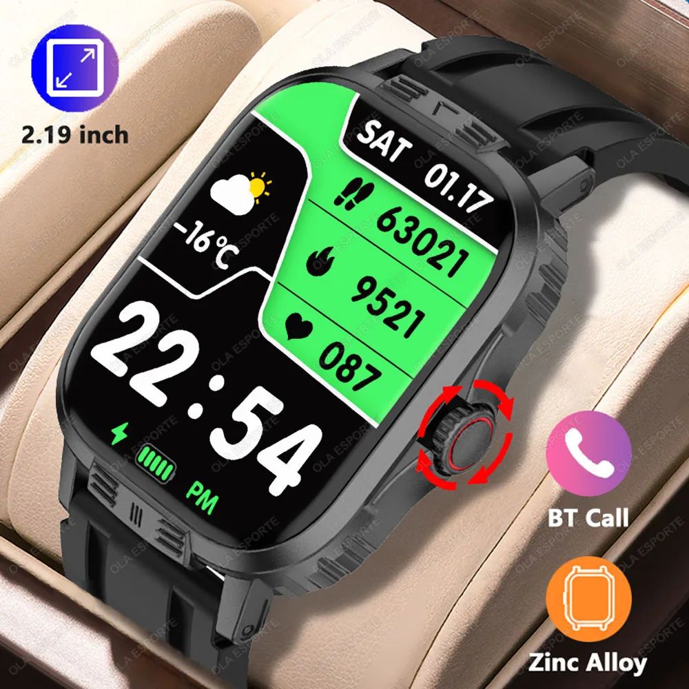 Outdoor Smart Watch 2024 Dynamic island Smartwatch Gesture Phone Call ...