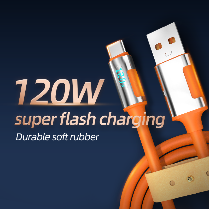 120W 6A Type-C Data Cable Super Fast Charging | Shopee Singapore
