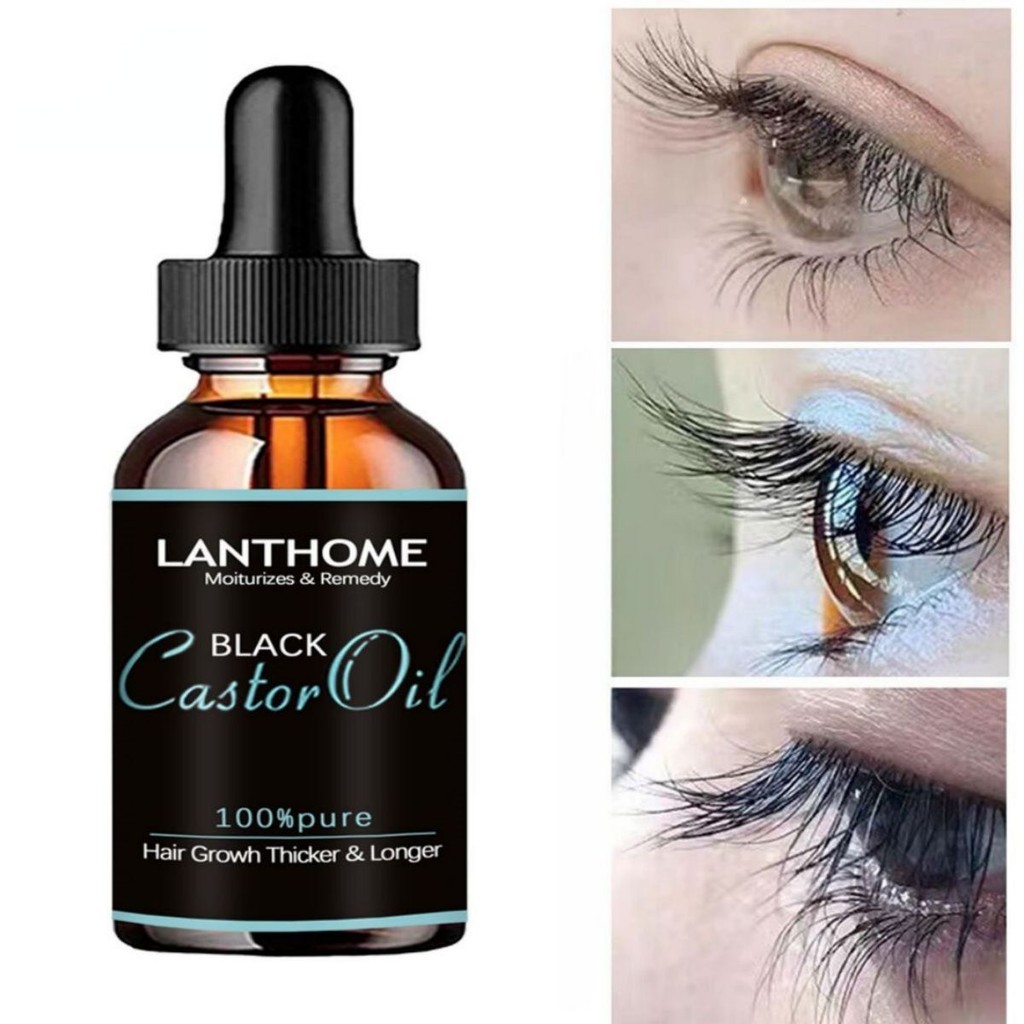 Eyebrow Eyelash Oil Hair Regrowth Essential Oils Essence Natural Castor ...