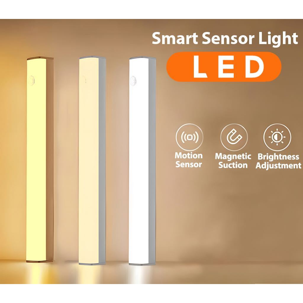 Magnetic LED sensor Lights For Room Desk Lamp Rechargeable Lamps At ...