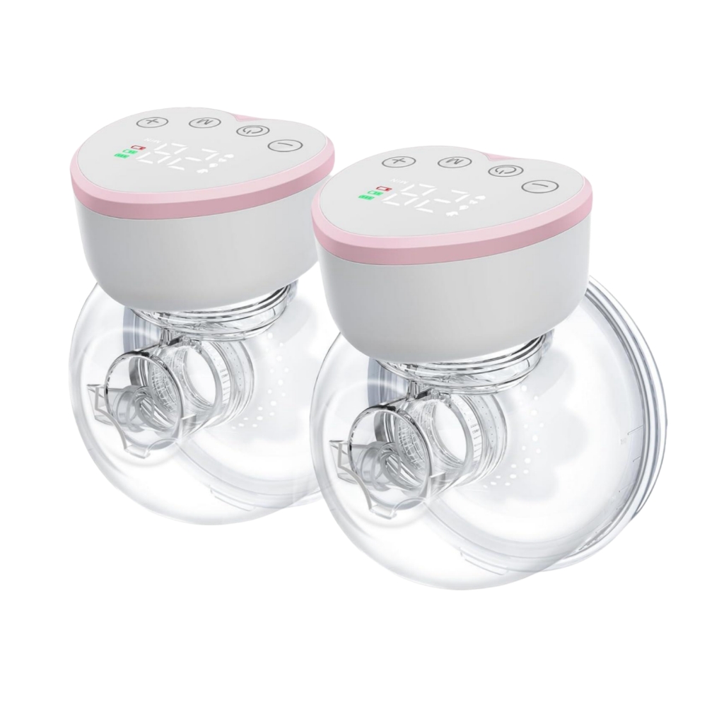 Electric Breastmilk Pump Handsfree BPA Free 4 Mode & 12 Levels 1200mAh ...