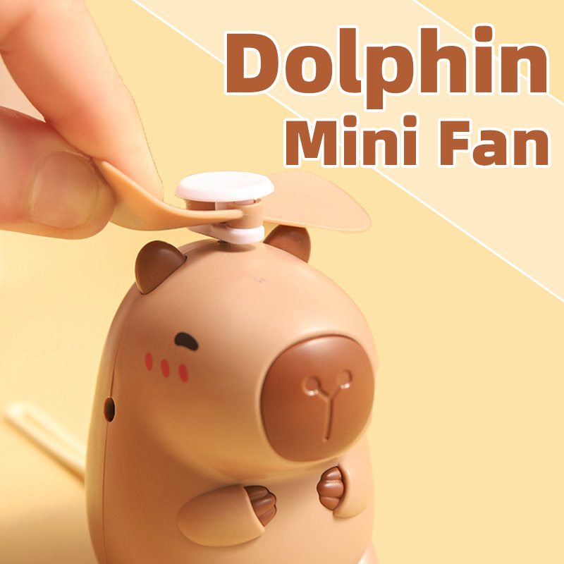 A Handheld Rechargeable Cute Capybara Small Fan, Small Portable ...