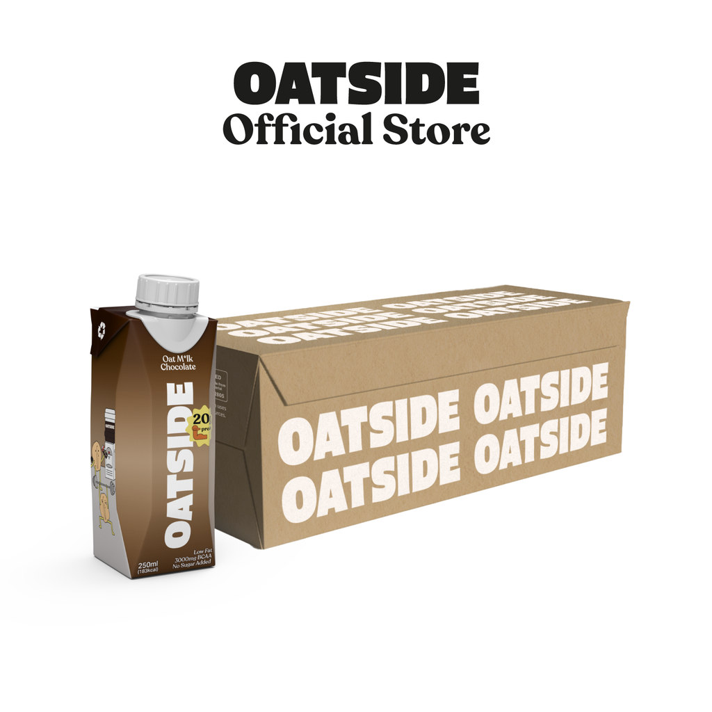 [1 Carton] Oatside Protein Chocolate Oat Milk (24x250ml) | Shopee Singapore