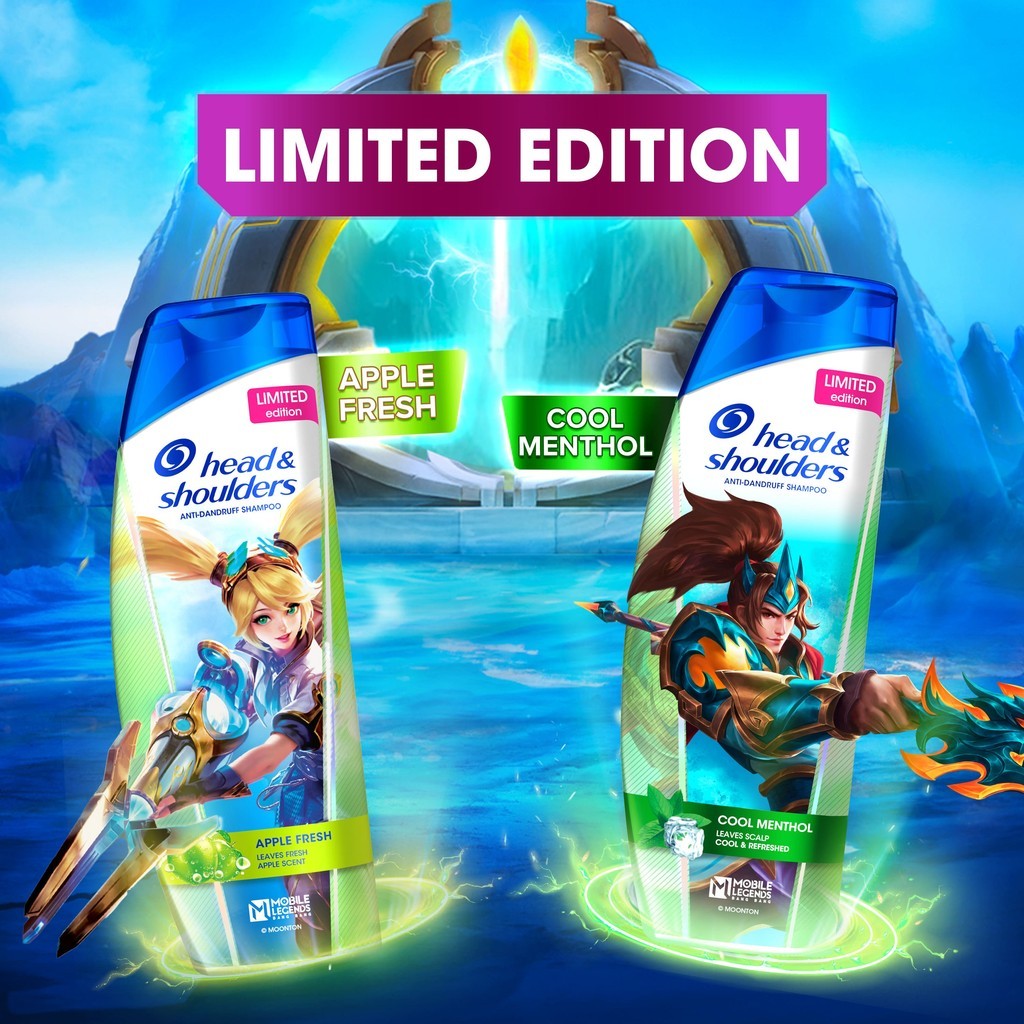 [Limited Edition] Head & Shoulders Cool Menthol & Apple Fresh Anti ...