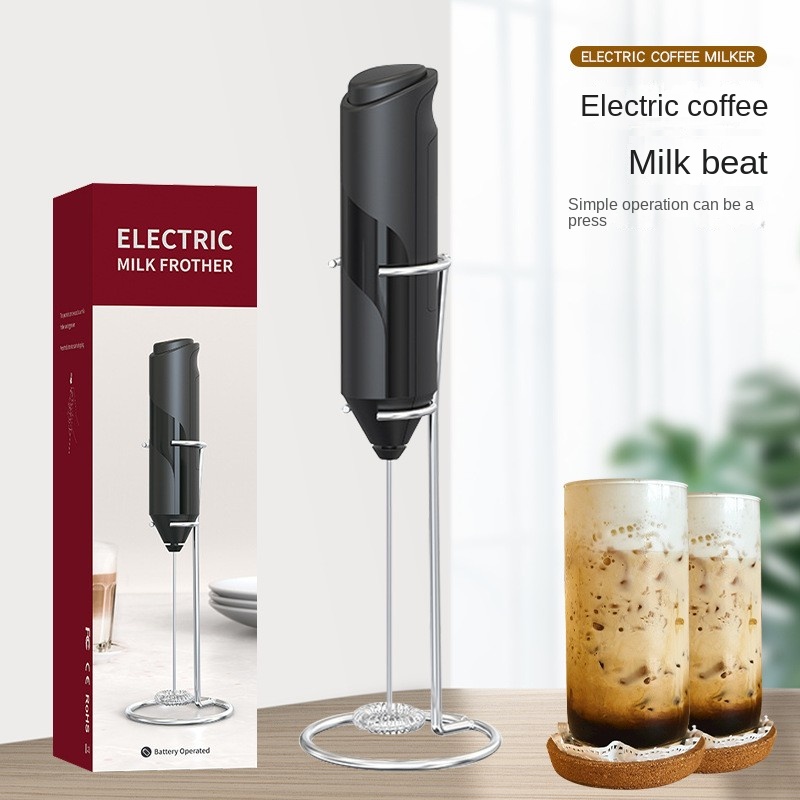 Egg beater, handheld electric milk beater, milk and coffee mixer, mini ...