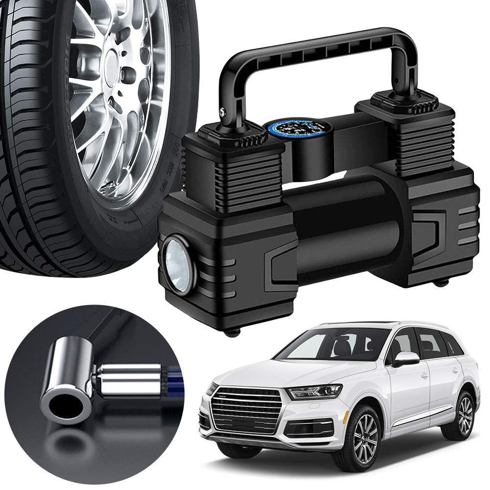 Digital display electric vehicle tire pump, LED light, automotive air ...