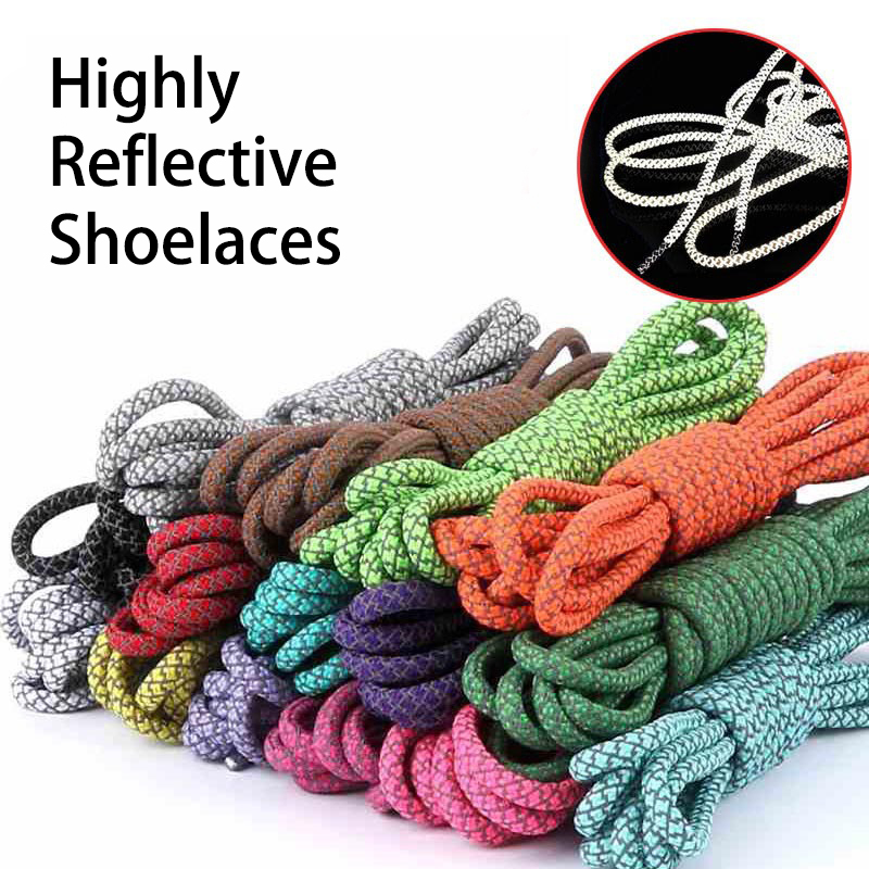 1 Pair Reflective Bootlaces or Hoodie Cord, Rope Shoe Lace or Tie for ...
