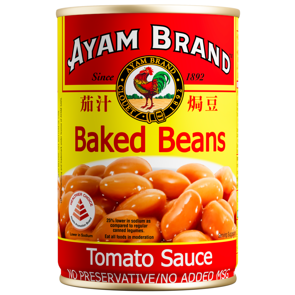 Ayam Brand Baked Beans in Tomato Sauce | Shopee Singapore