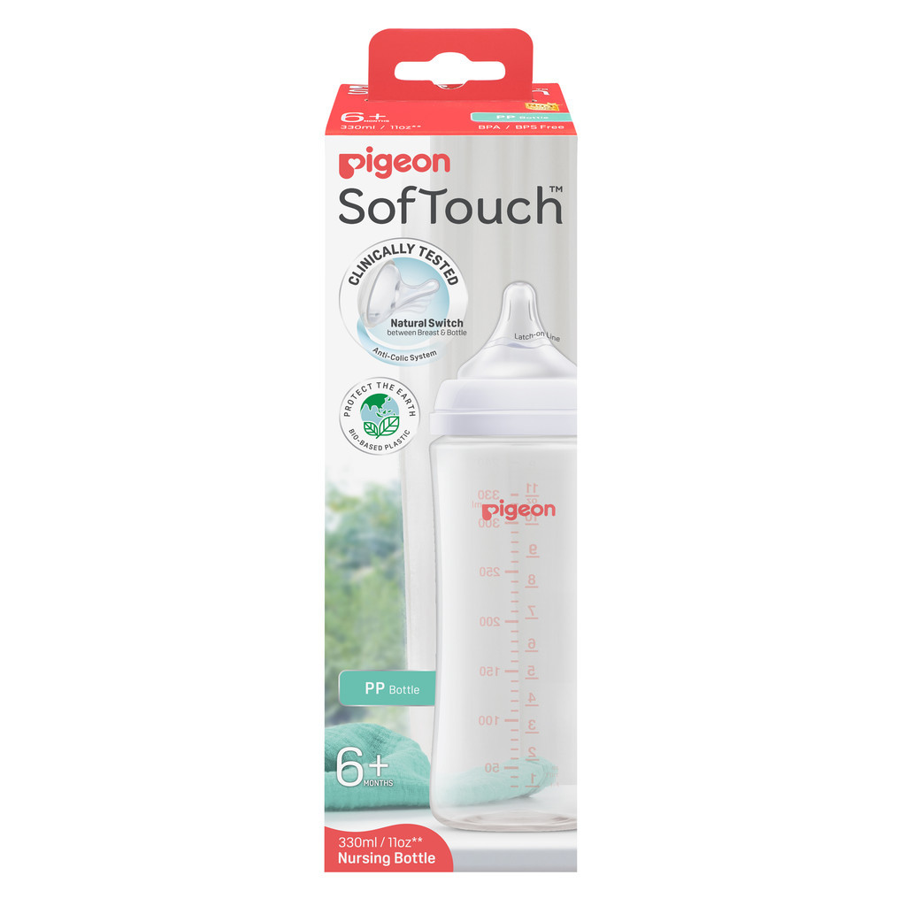 Pigeon Softouch BPP Nursing Bottle PP (330ml) | Shopee Singapore