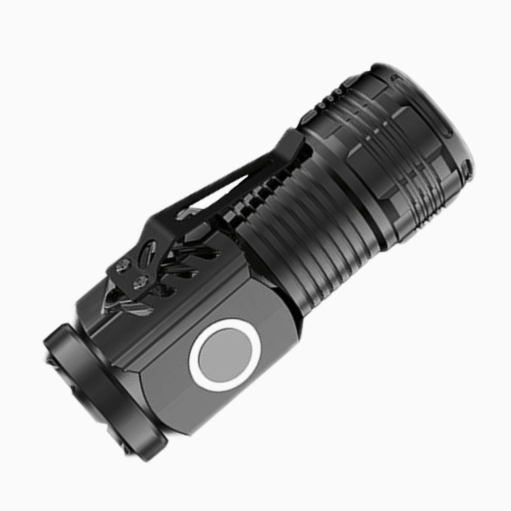 New strong light long shot flashlight mini portable small hand electric ...