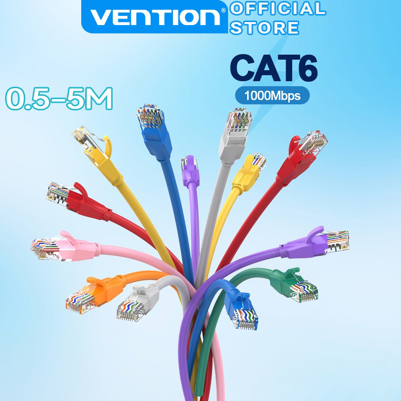 Vention Ethernet Lan Cable UTP CAT 6 Network Patchcord Cable High Speed ...