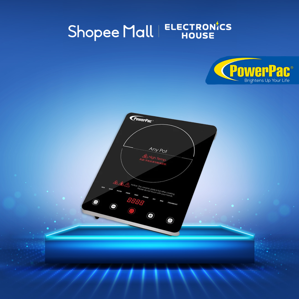 PowerPac Ceramic Cooker Steamboat 2000 Watts (PPIC880) | Shopee Singapore