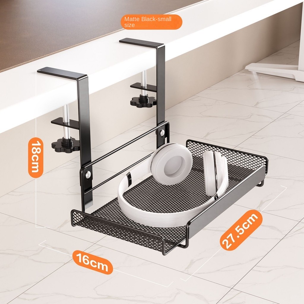 Under-desk cable management rack computer desk bottom cable network ...