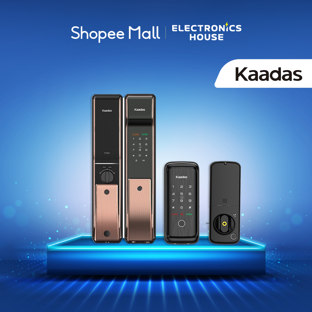 [Bundle] Kaadas K9-5W Push-Pull Digital Door Lock - WiFi Enabled & Kaadas R8GD Digital Gate Lock ...