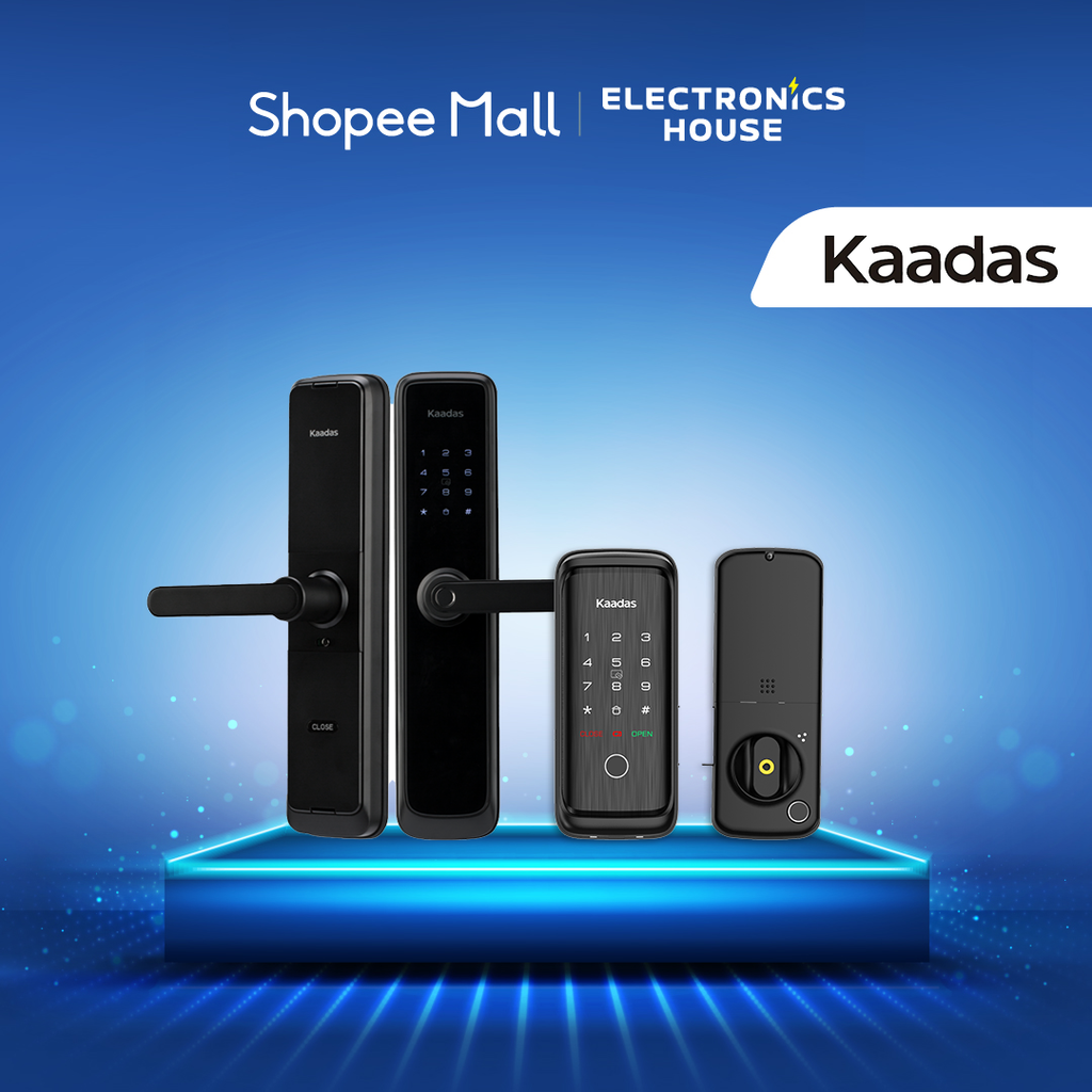 [Bundle] Kaadas L7 Lever Digital Door Lock & Kaadas R8GD Digital Gate Lock Dual Unlocking ...