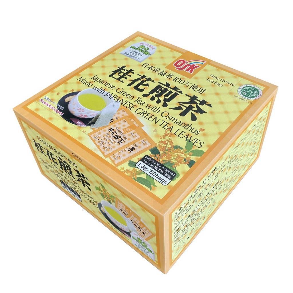 OSK Japanese Green Tea with Osmanthus (50 Pieces) | Shopee Singapore