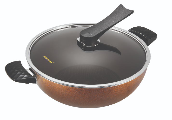[GWP] HAPPYCALL DIAMOND LUXE Die Cast Chef Wok 32cm | Shopee Singapore