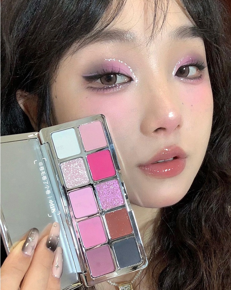 Shedella Authentic Ten-Color Eyeshadow Matte Shimmer Dreamy Colorful 10 ...