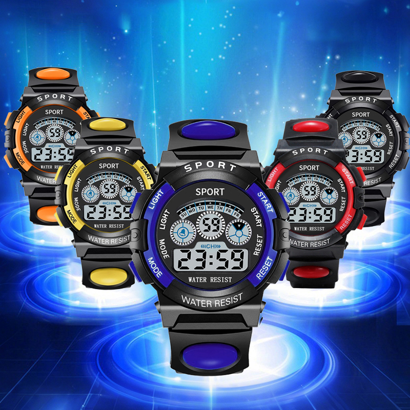 Children's Digital Watch Outdoor Sports Electronic Watch For Students ...