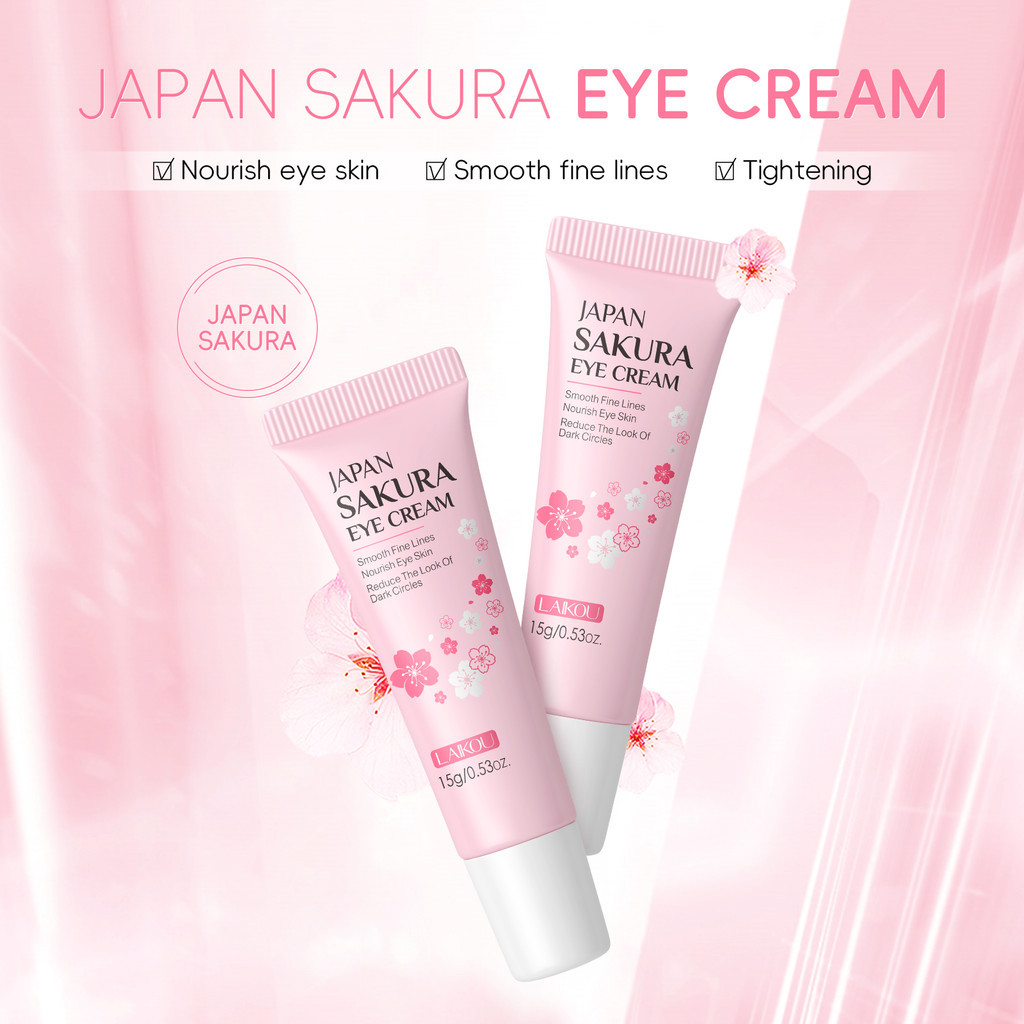 LAIKOU Japan Sakura Eye Cream Serum Anti-wrinkle A nti-aging Remover ...