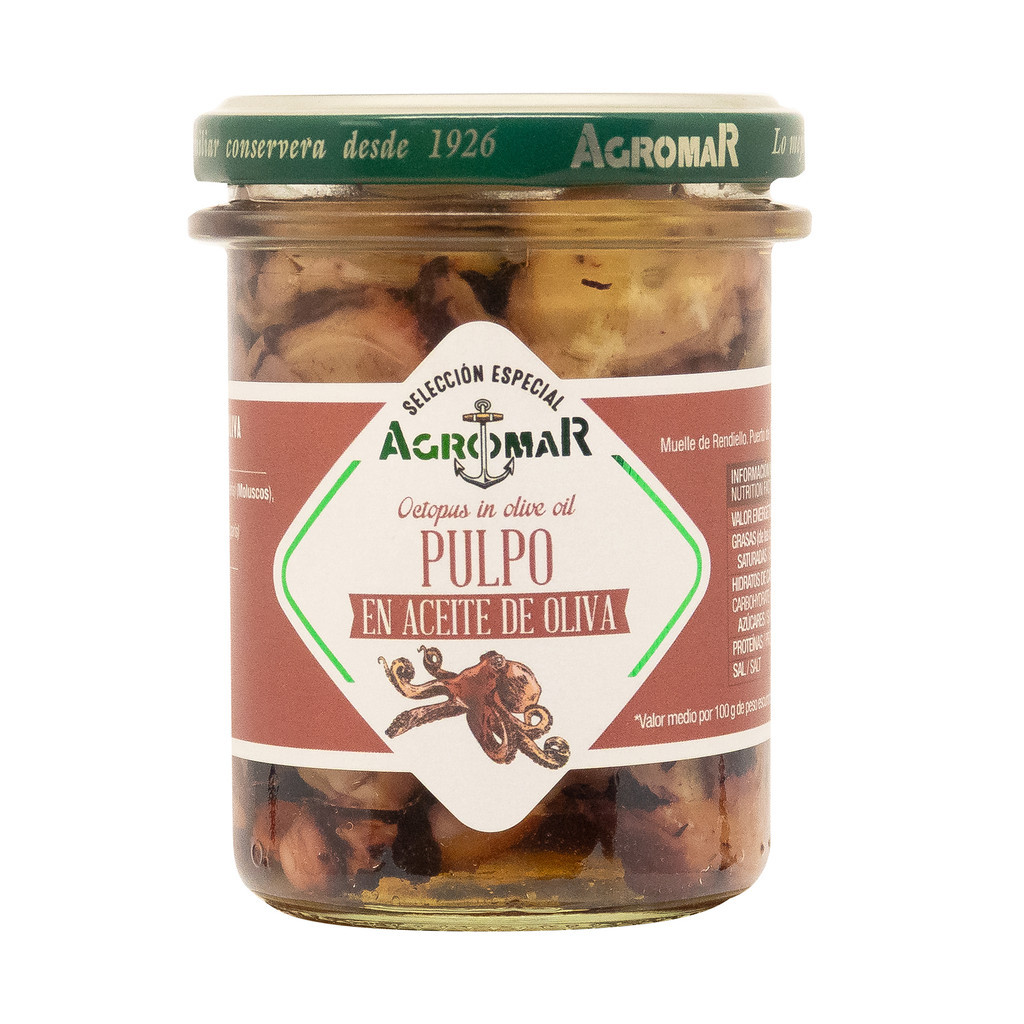 Agromar Octopus In Olive Oil (190g) | Shopee Singapore