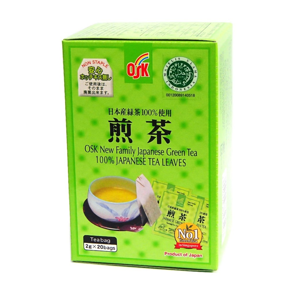 OSK New Family Japanese Green Tea (20pcs) | Shopee Singapore