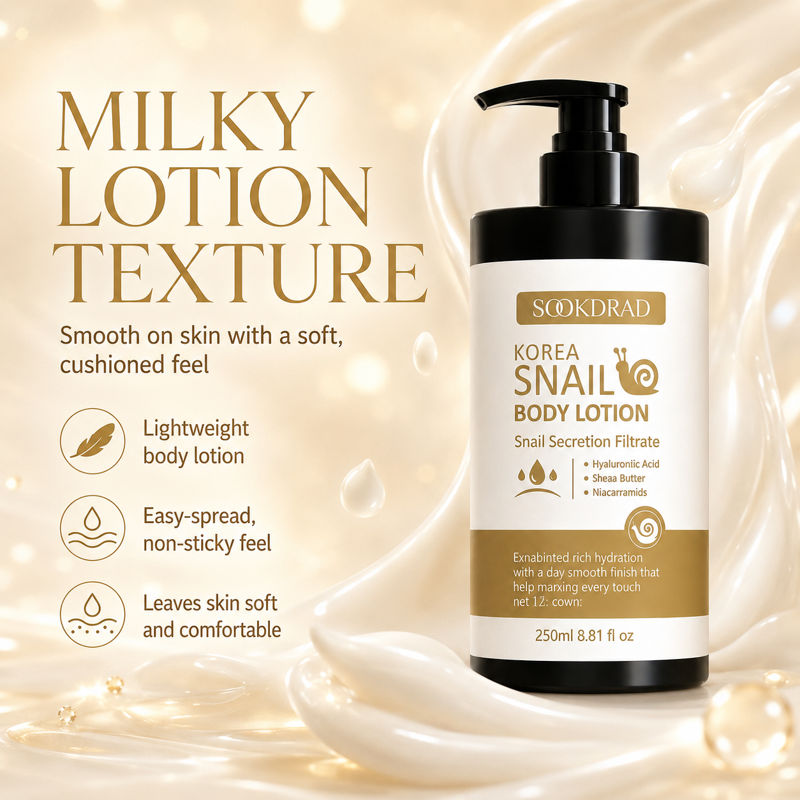 Snail Body Lotion, replenish nutrients, after bathing, skin care ...