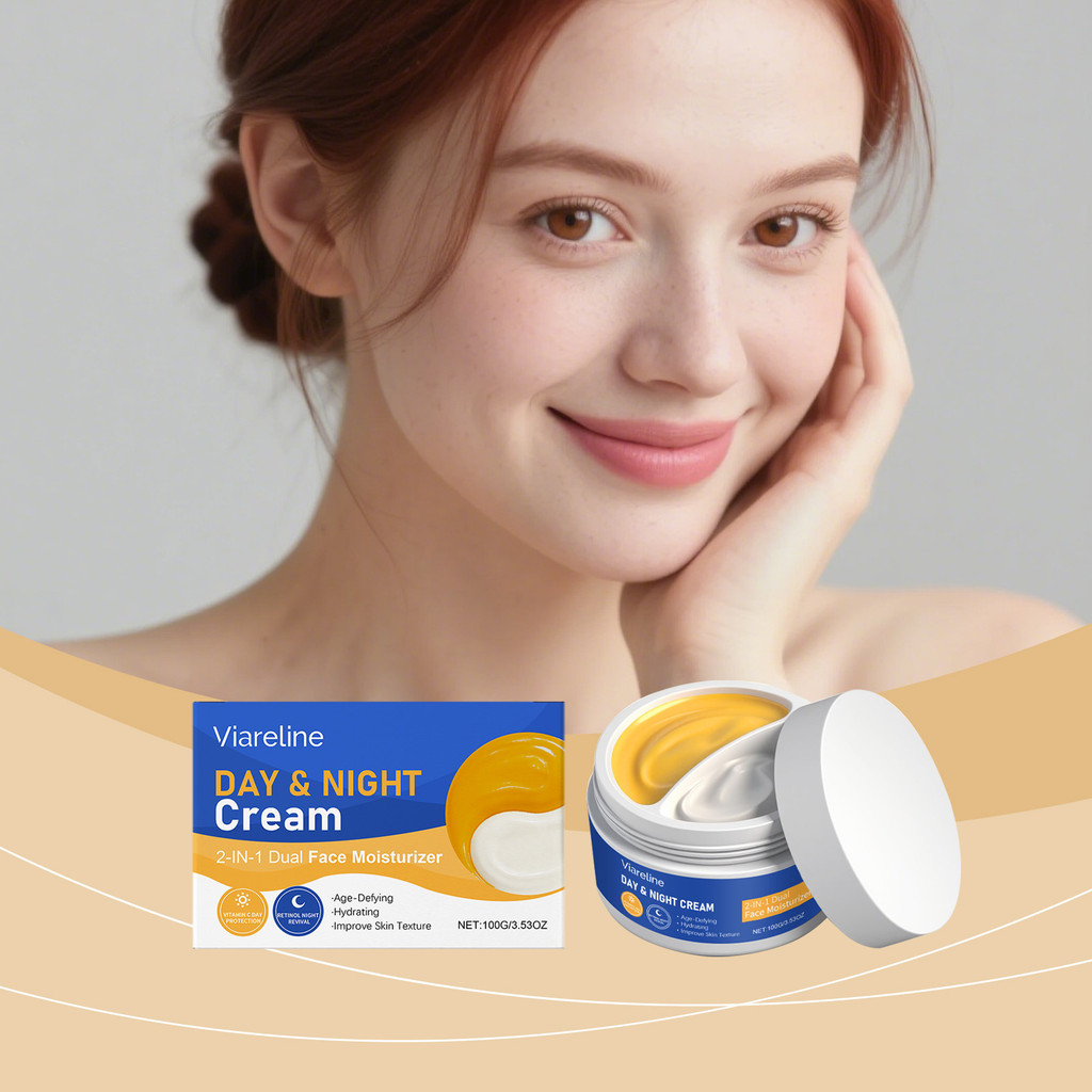 Dual-Action Day & Night Facial Moisturizing Cream 100g - Vitamin C Day ...