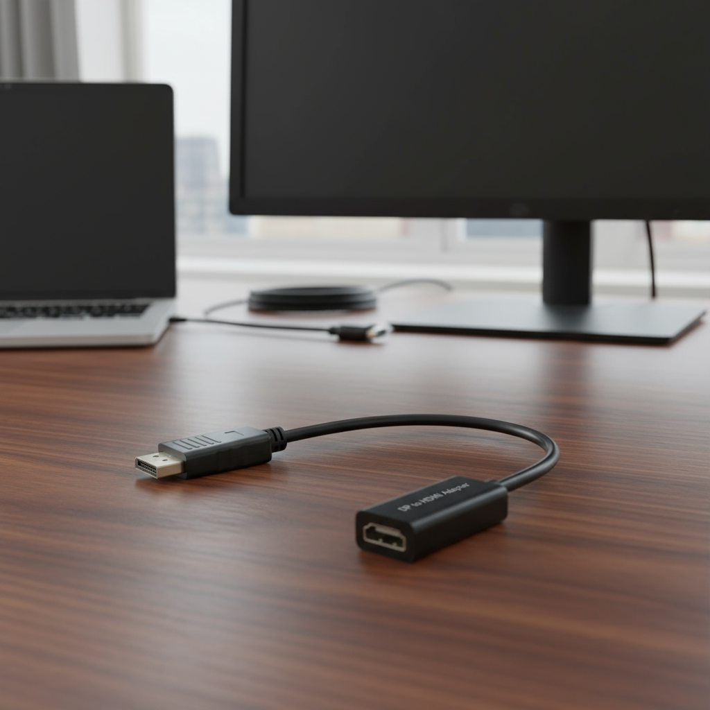 DisplayPort to HDMI-compatible Adapter Cable for HP and DELL Laptops ...