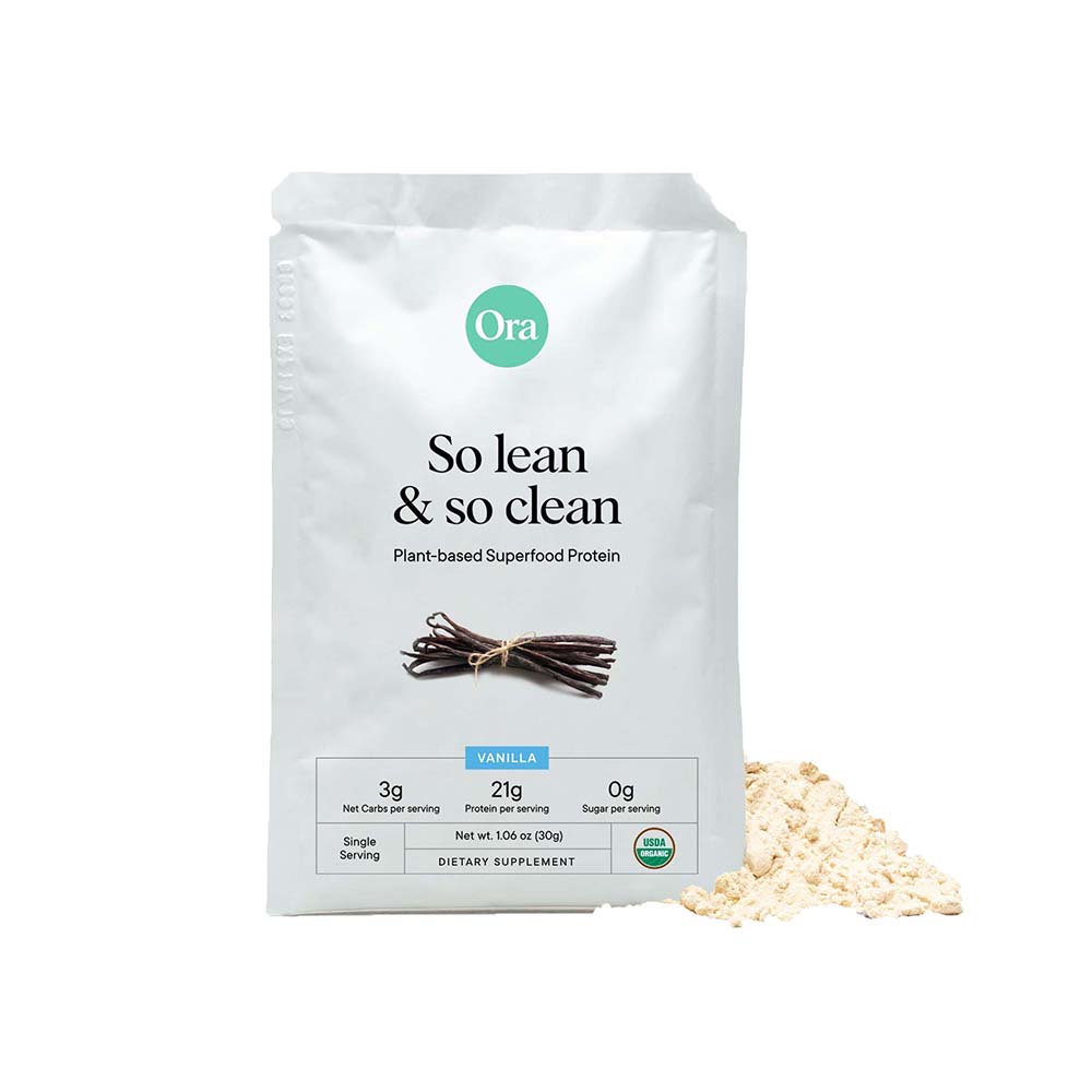 Ora Organic So Lean & So Clean Organic Protein Powder Vanilla Sachet ...