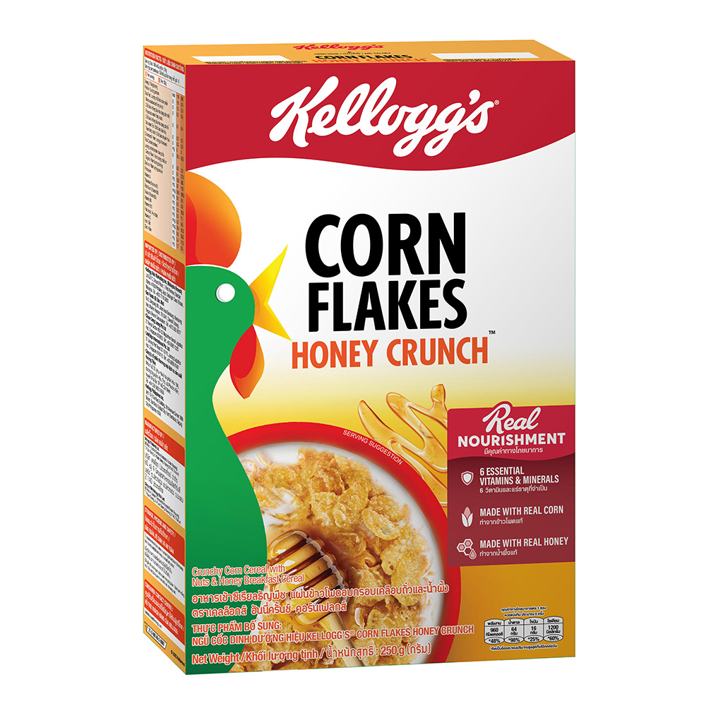 Kellogg's Honey Crunch Cornflakes Cereal (250g) | Shopee Singapore