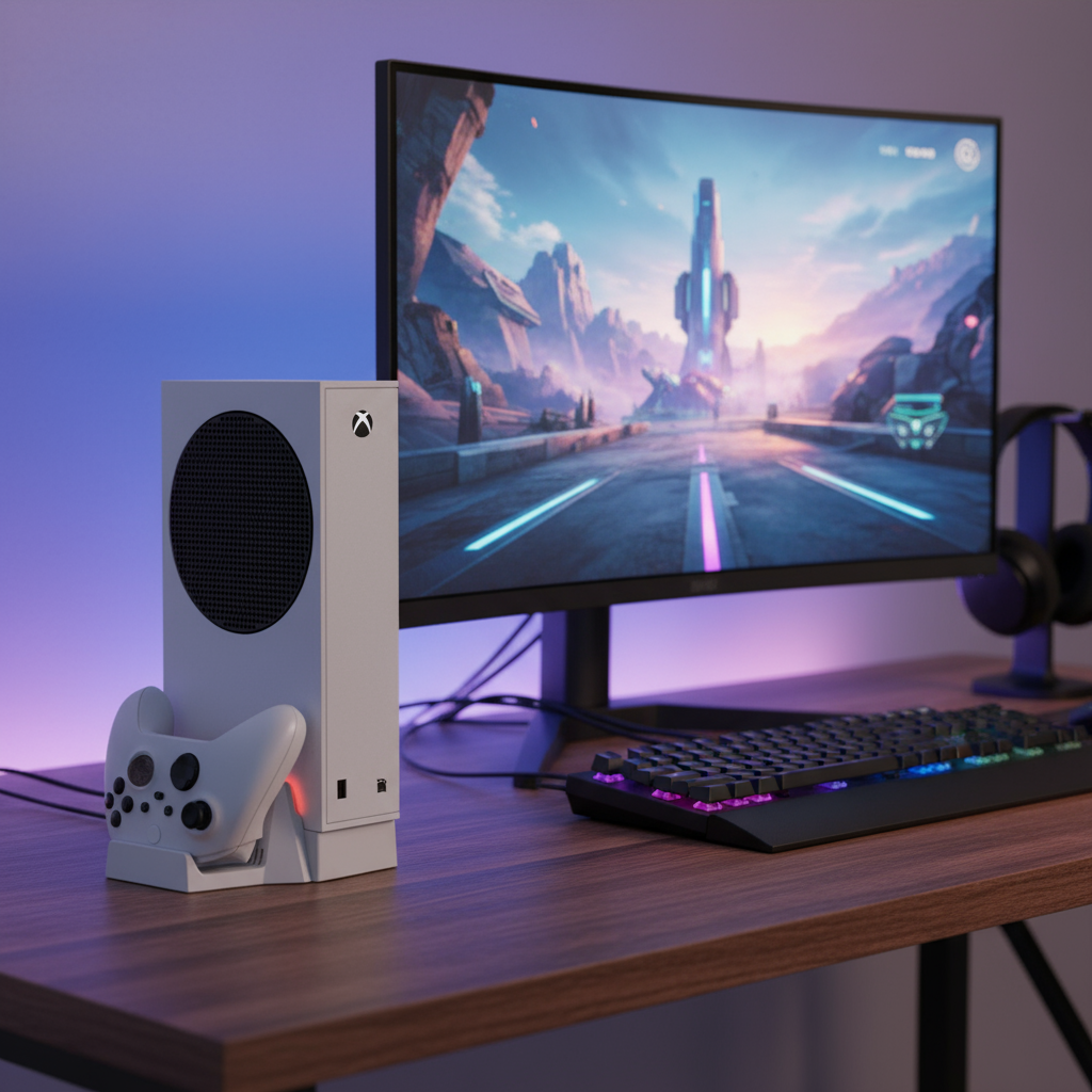 Vertical Cooling Stand Fan with Dual Controller Dock Charger for Xbox ...