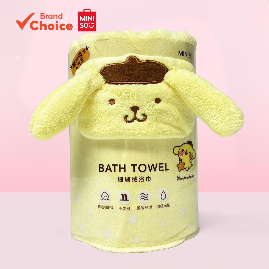 MINISO sanrio characters series - soft & absorbent pompompurin coral ...