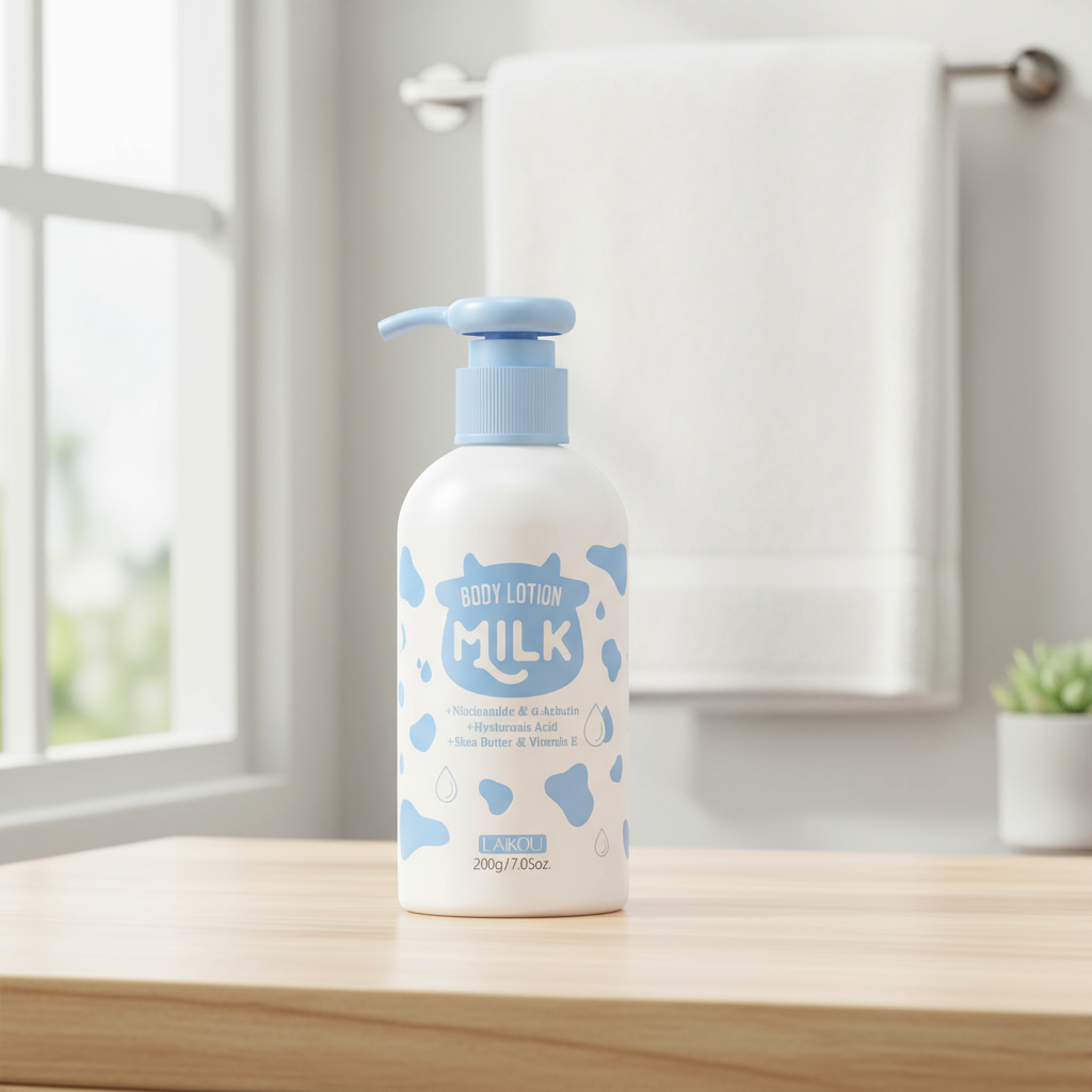 LAIKOU Milk Body Lotion Hydrate Nourish Deep Glow 200g | Shopee Singapore