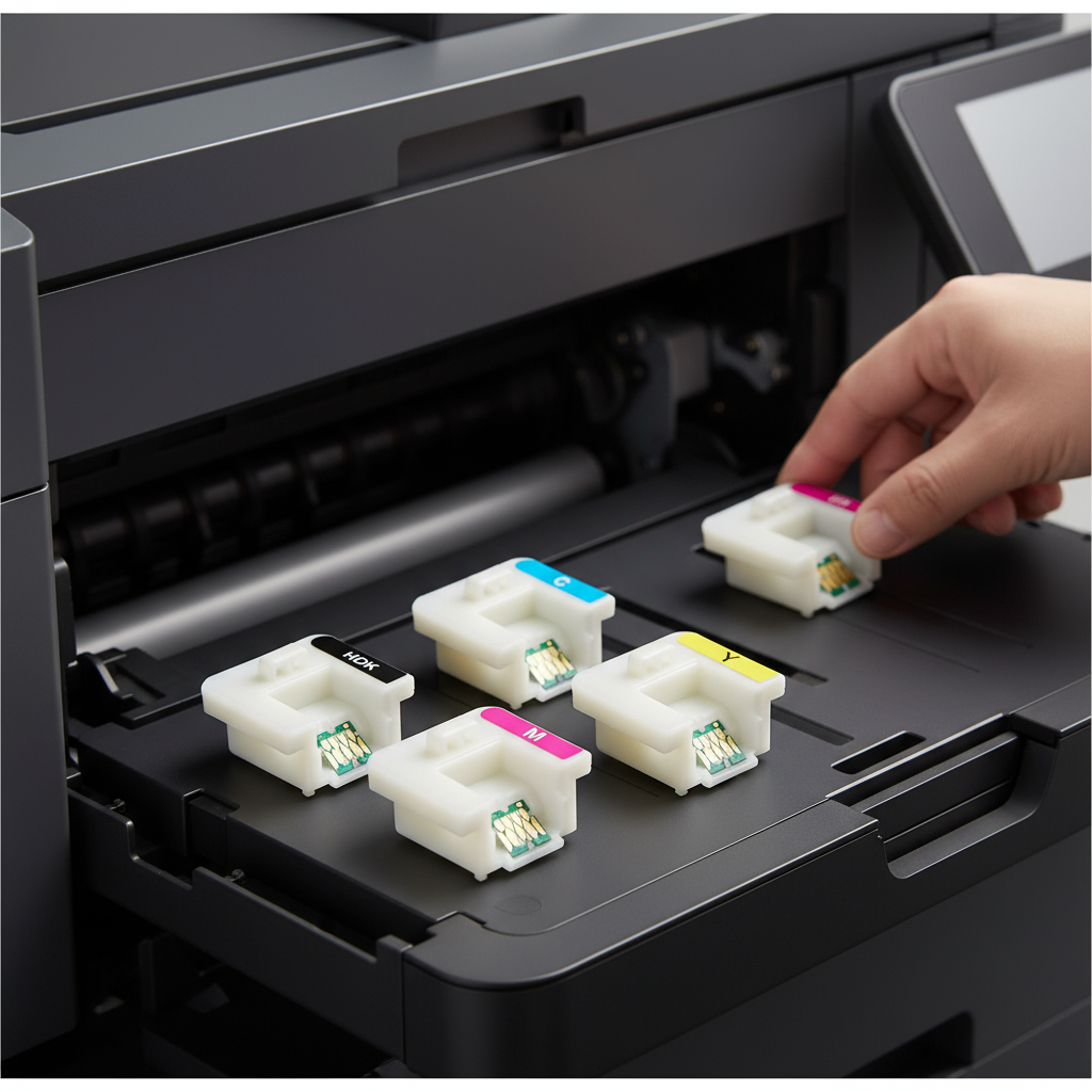 T7411 Cartridge Chip and Holder for Epson SureColor F6000 F6070 ...