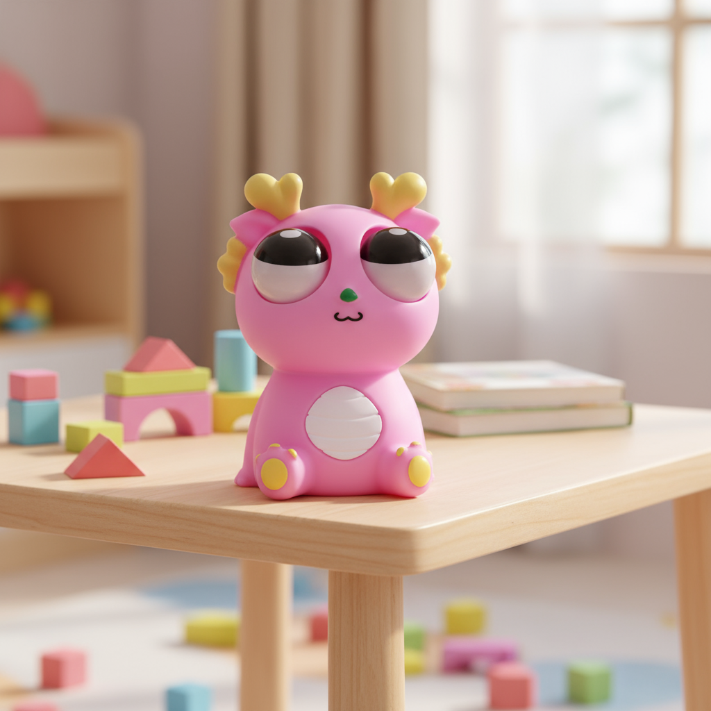 Pop Eye Deer Squeeze Doll, Happy Stress Relief Toy, Dragon Year Googly ...