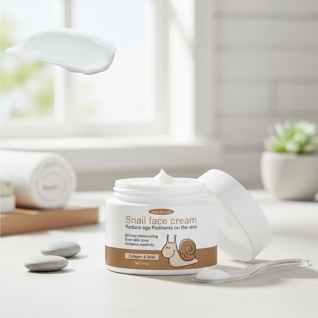 Snail Extract Cream with Niacinamide and Glycerin - Long-Lasting ...