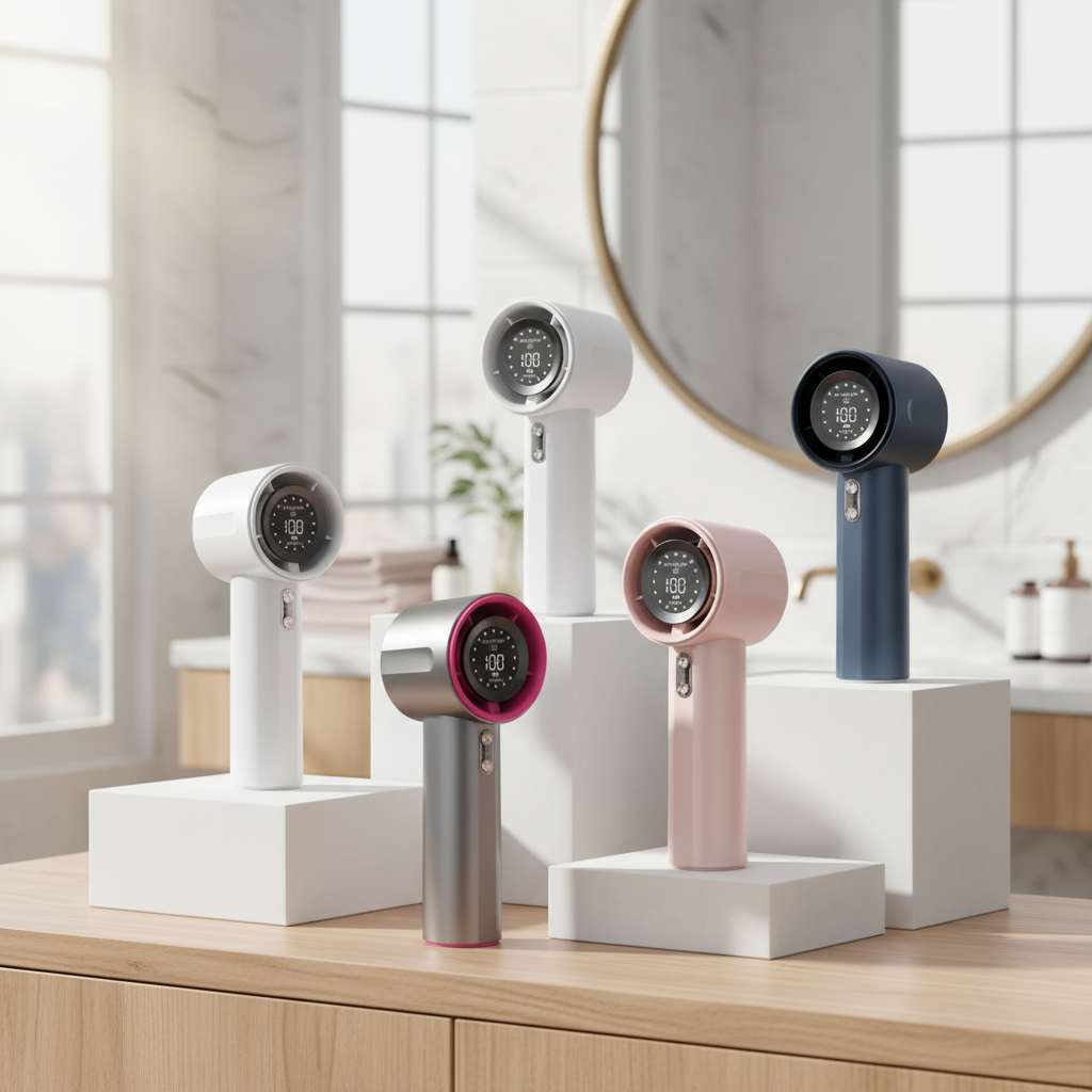 Compact Turbo Fan, 4000mAh Power, Super Wind Speed, Cold Pressure Mode ...