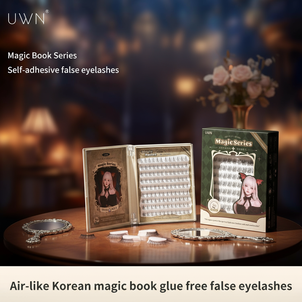 UWN Magic Book Collection No Glue Needed Eyelashes Segmented Style ...