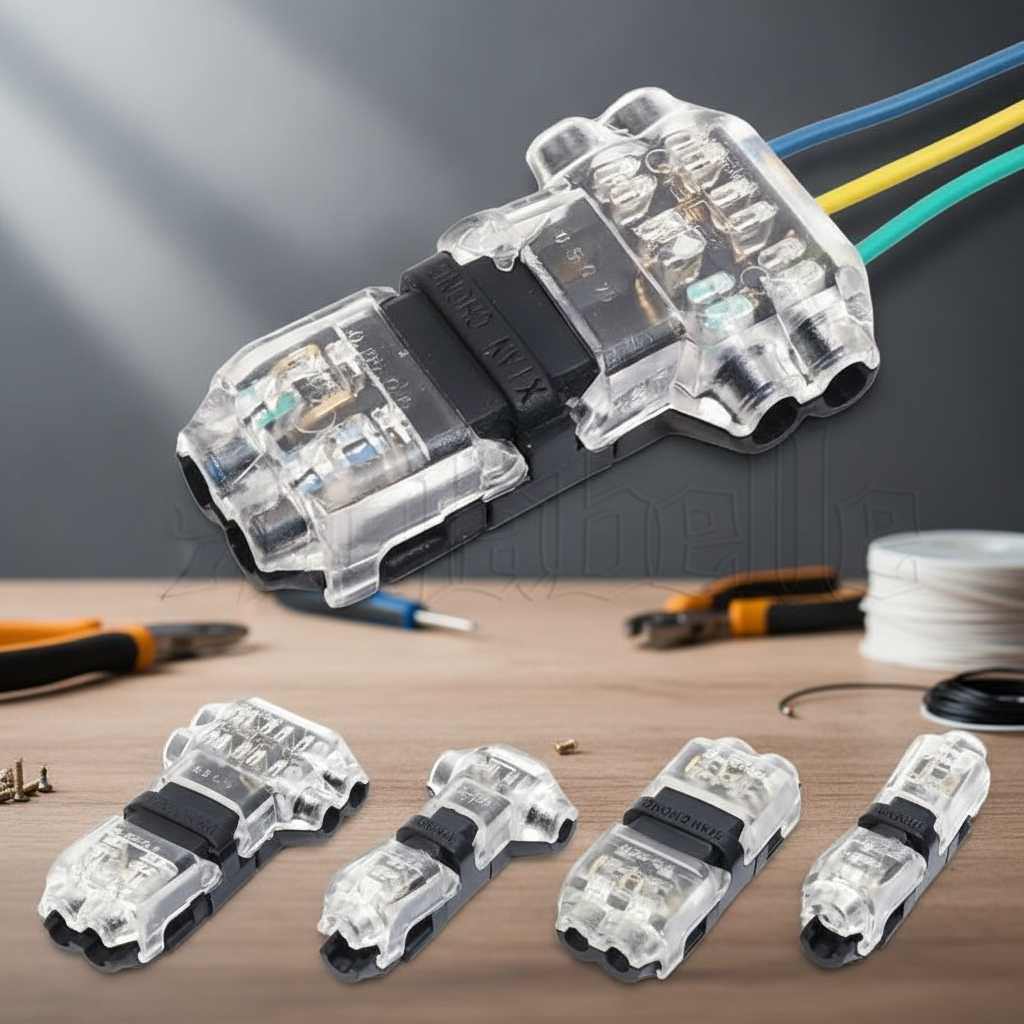 Single Low Voltage Solder Splice 2Pin Connectors for 24-18AWG Cable LED ...