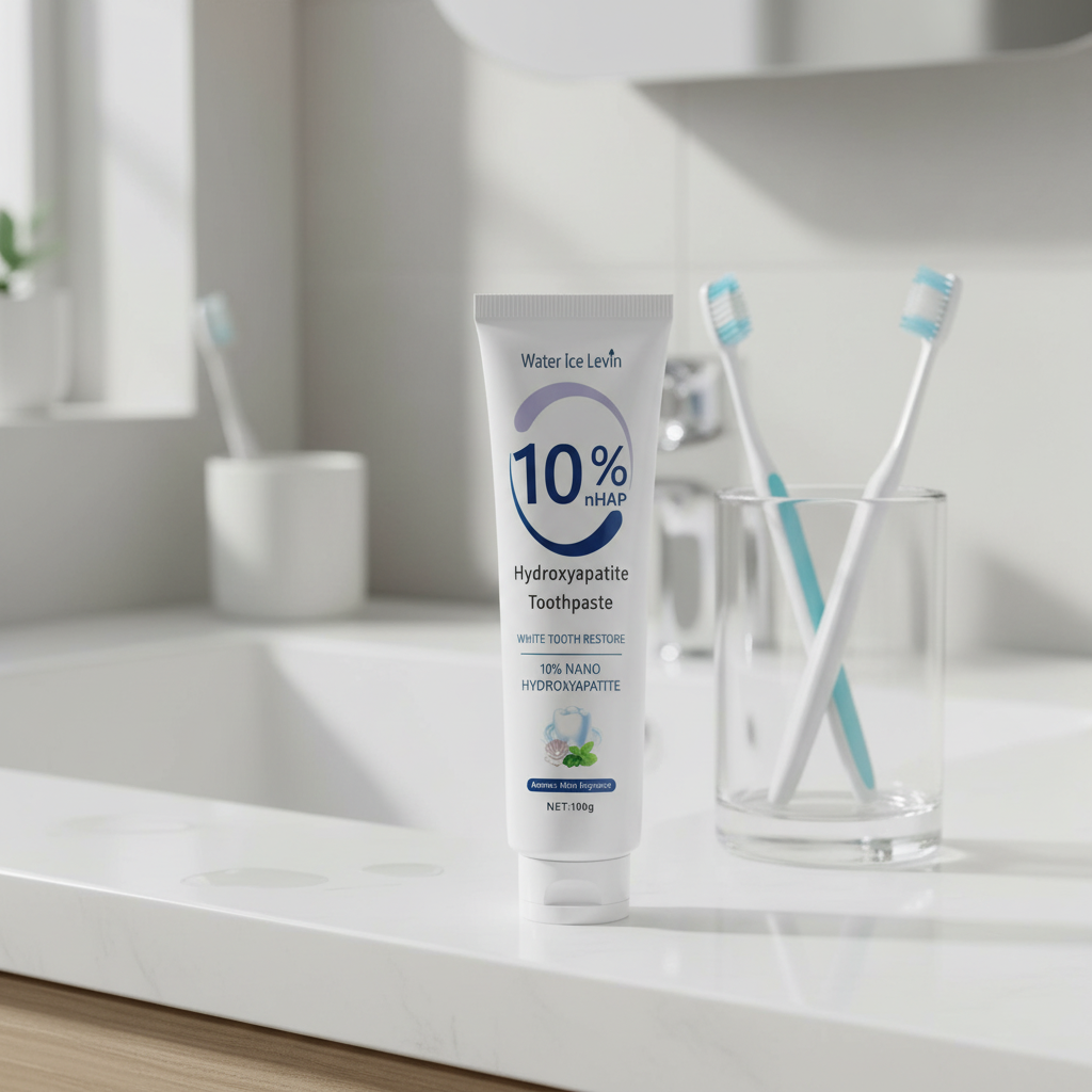 WATER ICE LEVIN 10% Hydroxyapatite Toothpaste with Nano-Hydroxyapatite ...