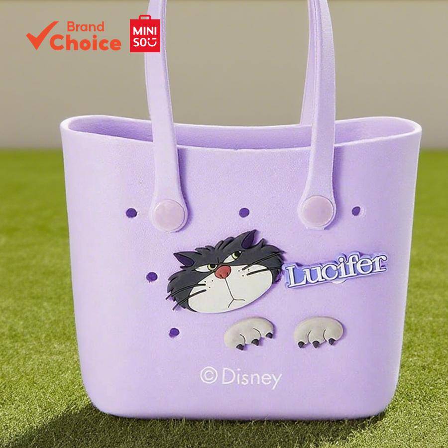MINISO disney series – cute & portable “lucifer” bento lunch bag 17.5 ...